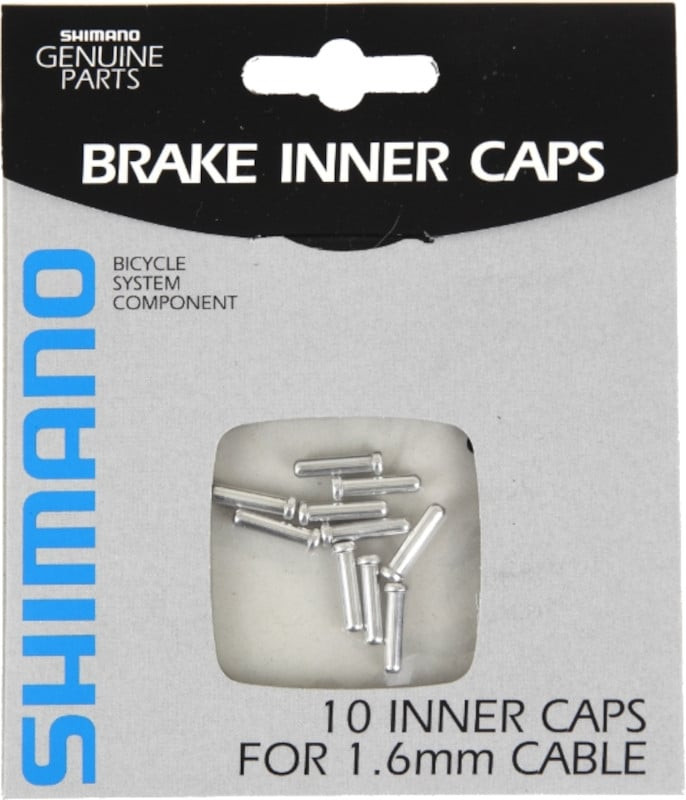 Shimano Workshop 1.6mm Cable End Caps (10 Pack) - Bikebug