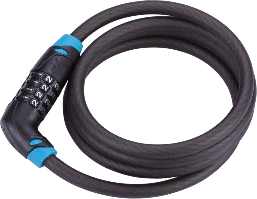 BBB CodeSafe 6x1500mm Coil Cable Combination Lock - Bikebug