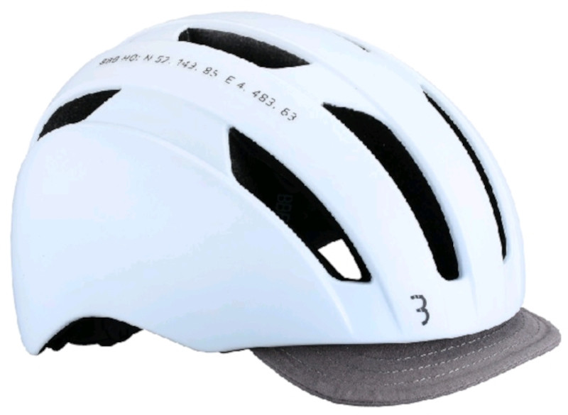 BBB Metro Helmet Matte White - Bikebug