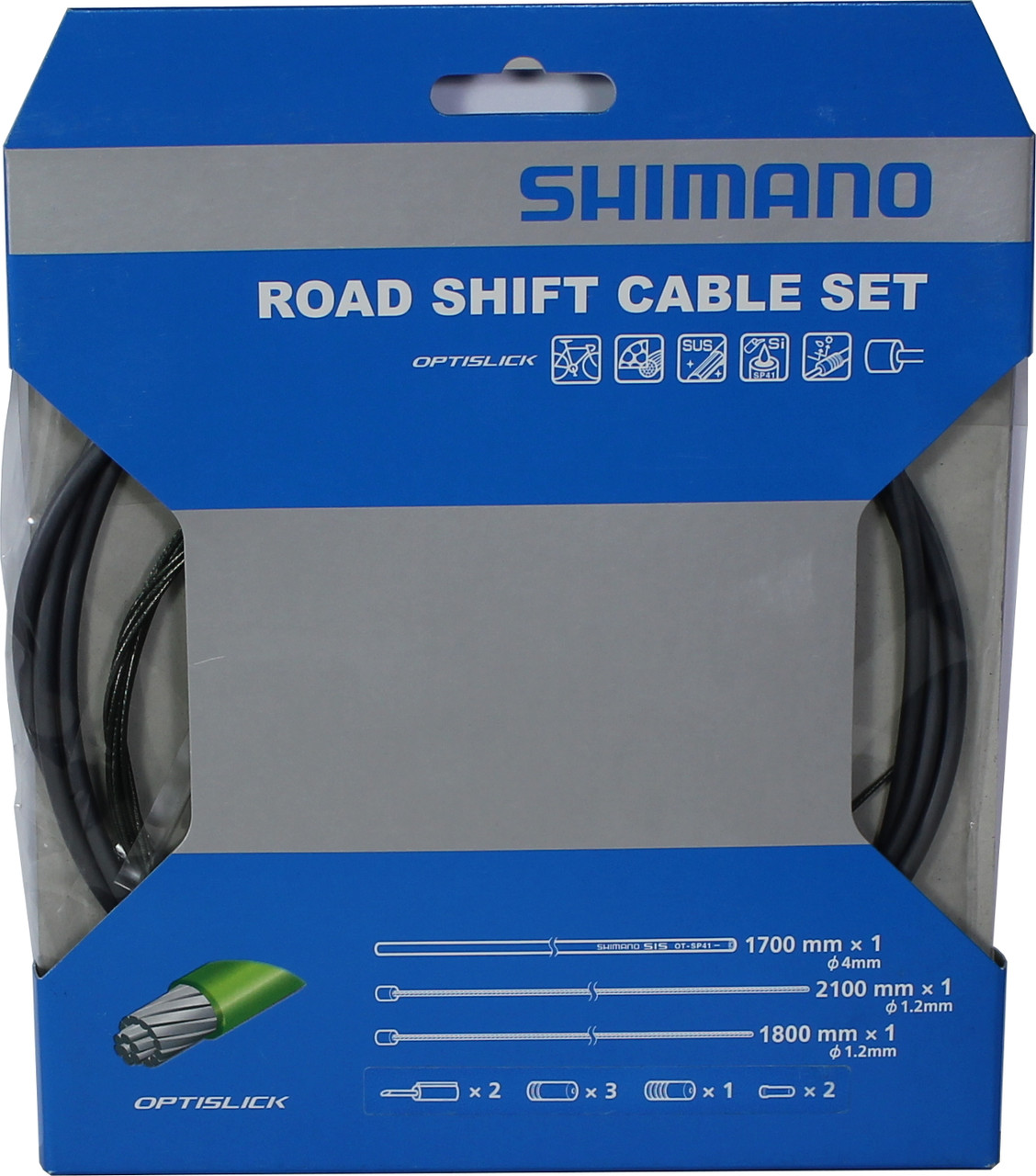 Shimano Optislick ST-5800 Road Shift Cable Set Grey - Bikebug