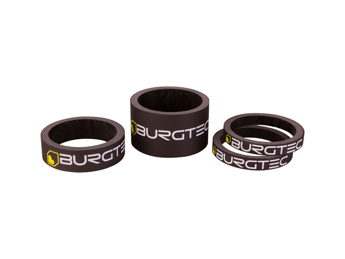 Burgtec Carbon Stem Spacer Kit - Black | Pushys