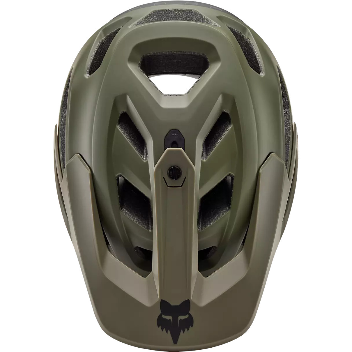 Fox Dropframe Pro Runn AS Olive Green MTB Open Face Helmet