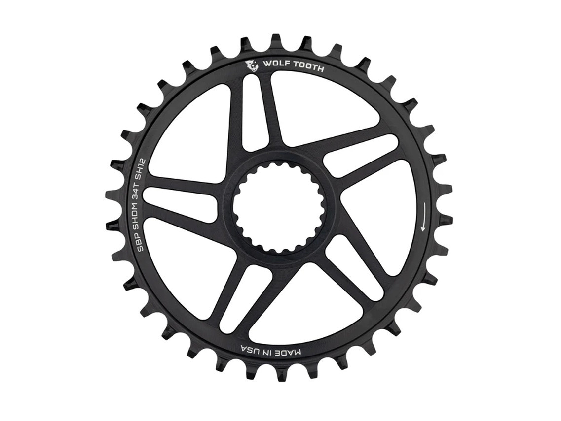 Wolf Tooth Direct Mount 12 Speed Hyperglide+ Chainrings for Shimano ...