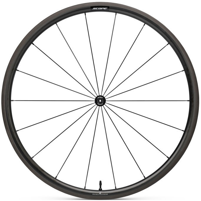 Scope S3 Rim Brake Shimano HG Black Wheelset - Bikebug