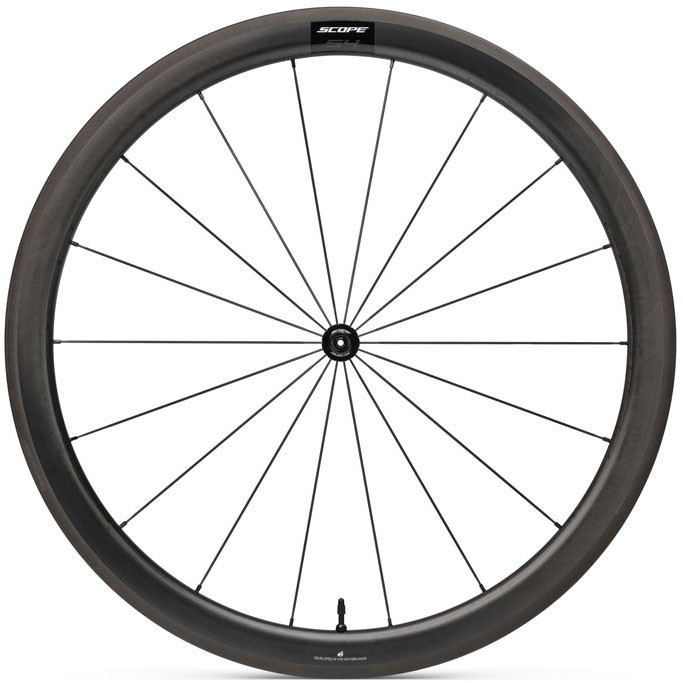 Scope S4 Rim Brake Shimano HG Black Wheelset - Bikebug