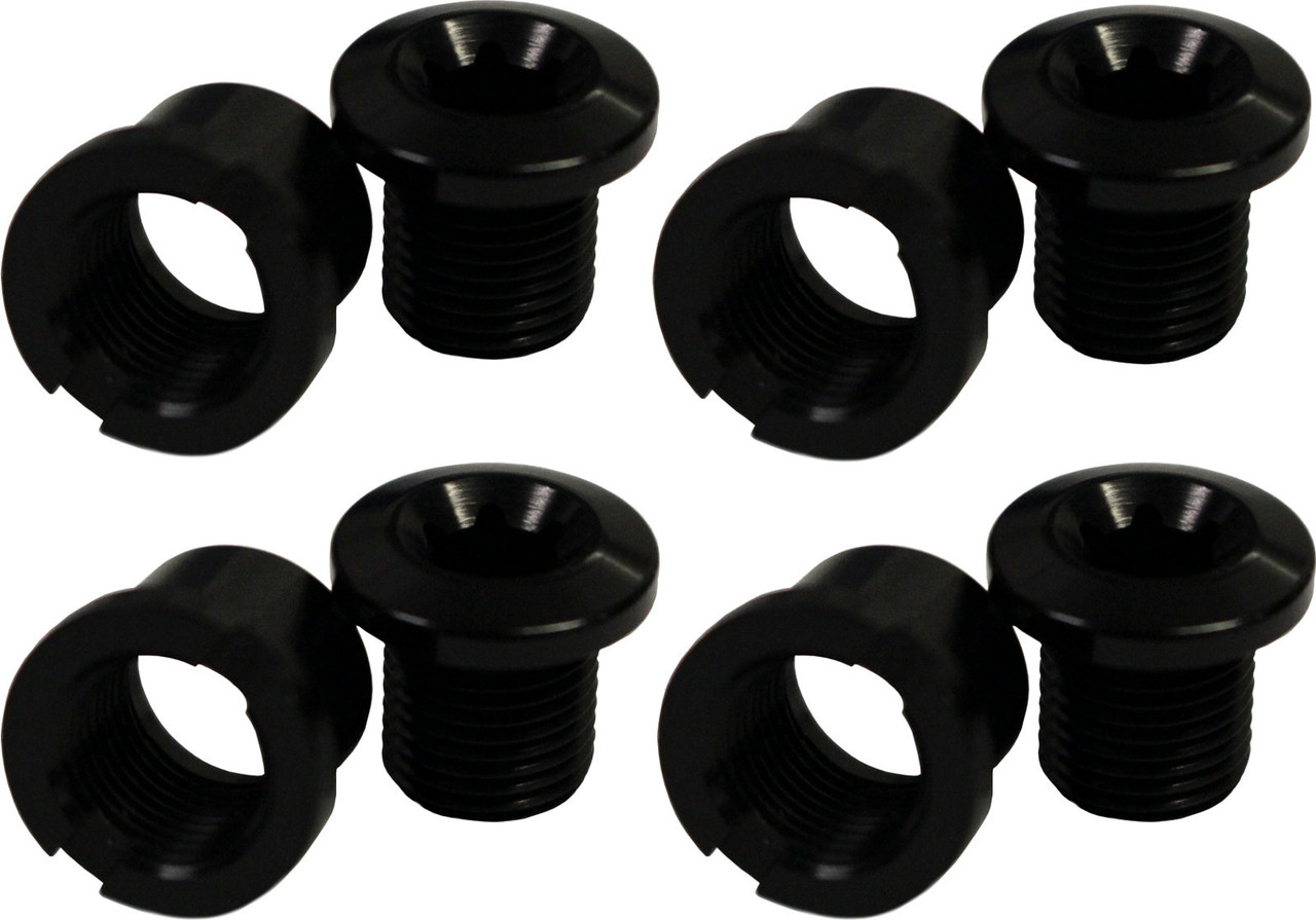 absoluteBLACK Chainring Long bolts x4 Black