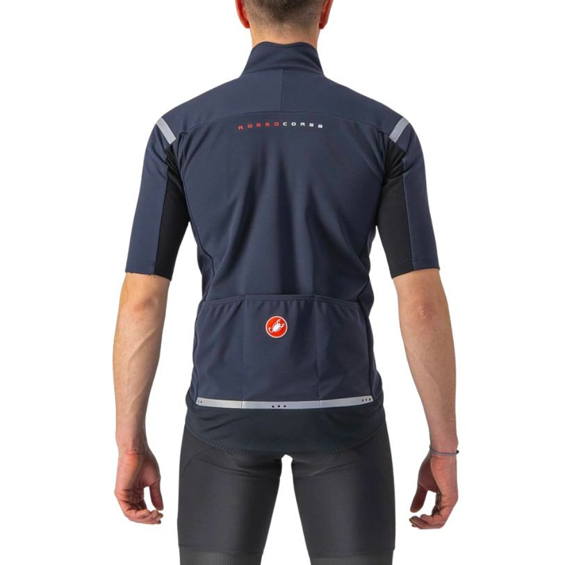 Castelli Gabba RoS 2 Jacket Belgian Blue/Silver Reflex - Bikebug