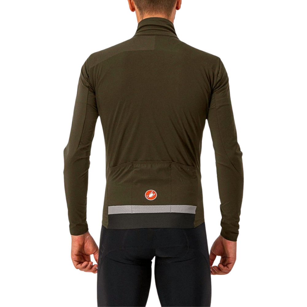 Castelli Beta RoS Jacket Military Green/Green Tea - Bikebug