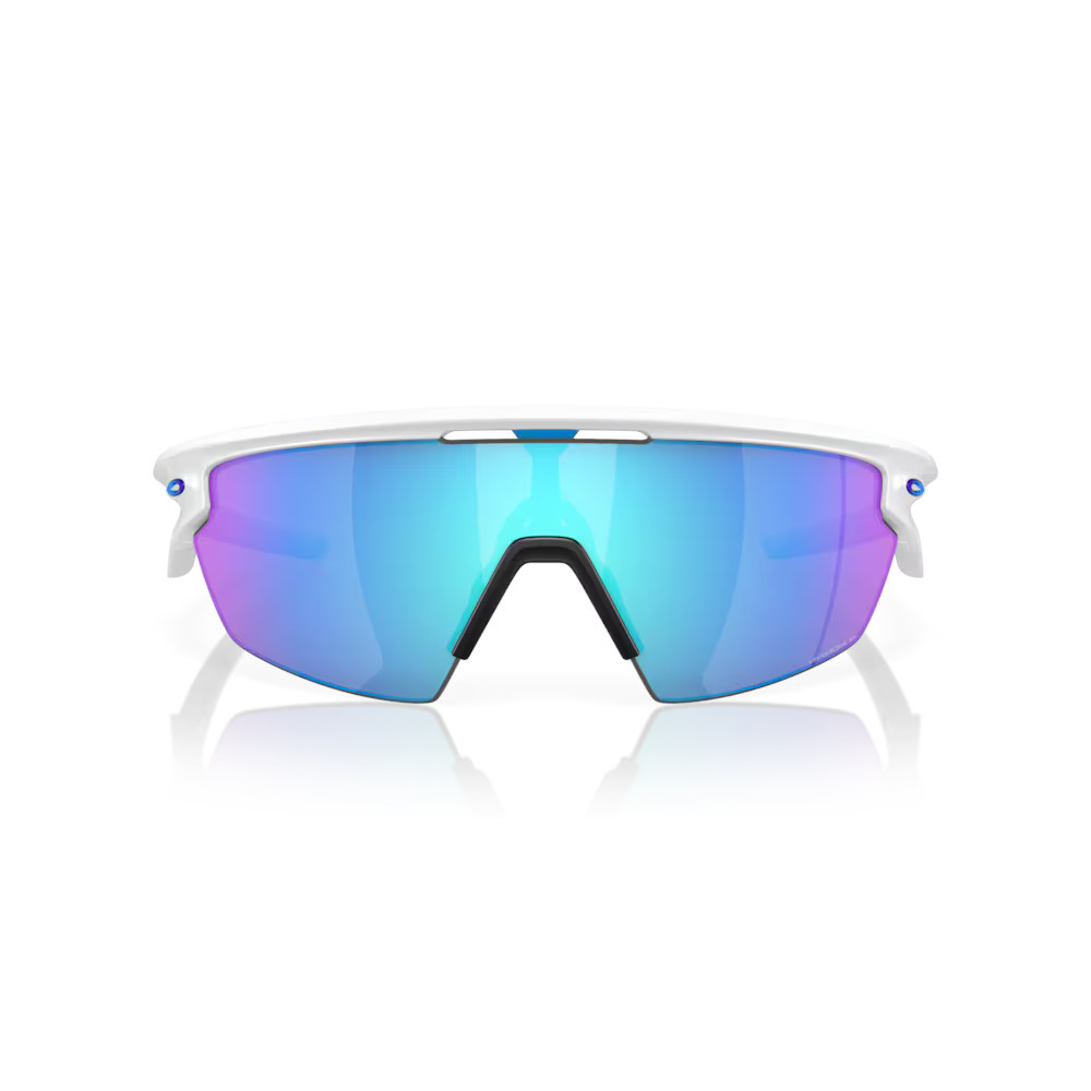 Oakley Sphaera Sunglasses Matte White Prizm Sapphire Polarized Lens ...