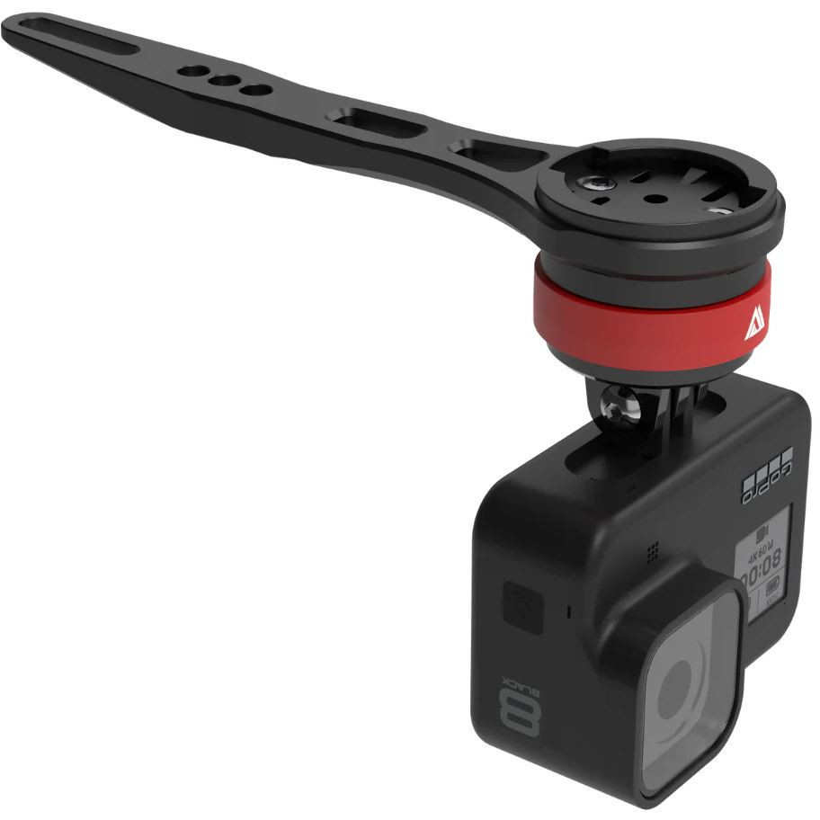 KOM Cycling Integrated Handlebar Computer/GoPro Combo Mount - Bikebug