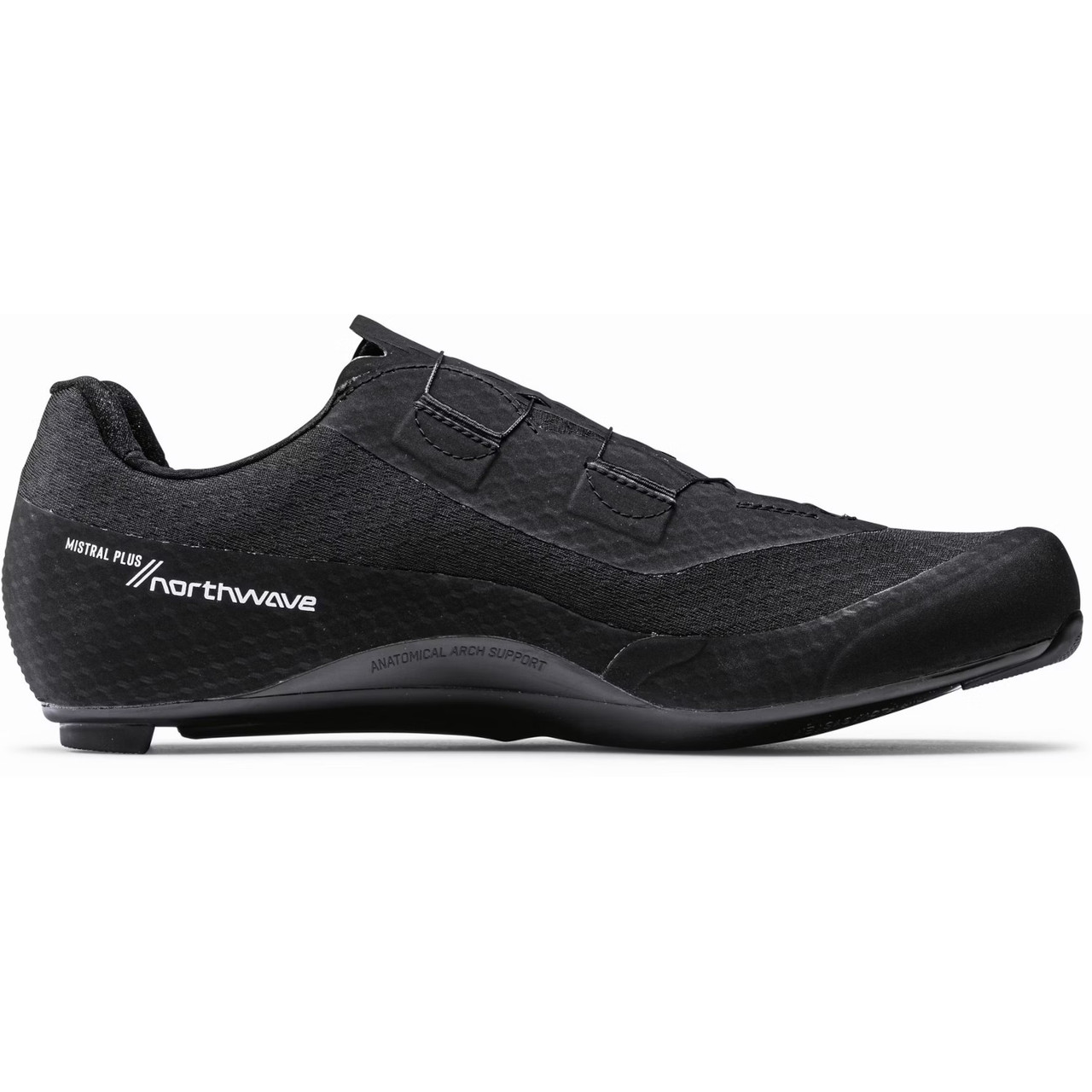 Northwave Mistral Plus Road Shoes Black/Anthracite - Bikebug