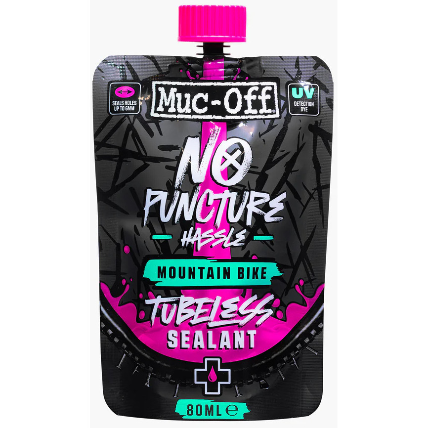 Muc-Off Tubeless Sealant No Puncture 80ml Pouch - Bikebug