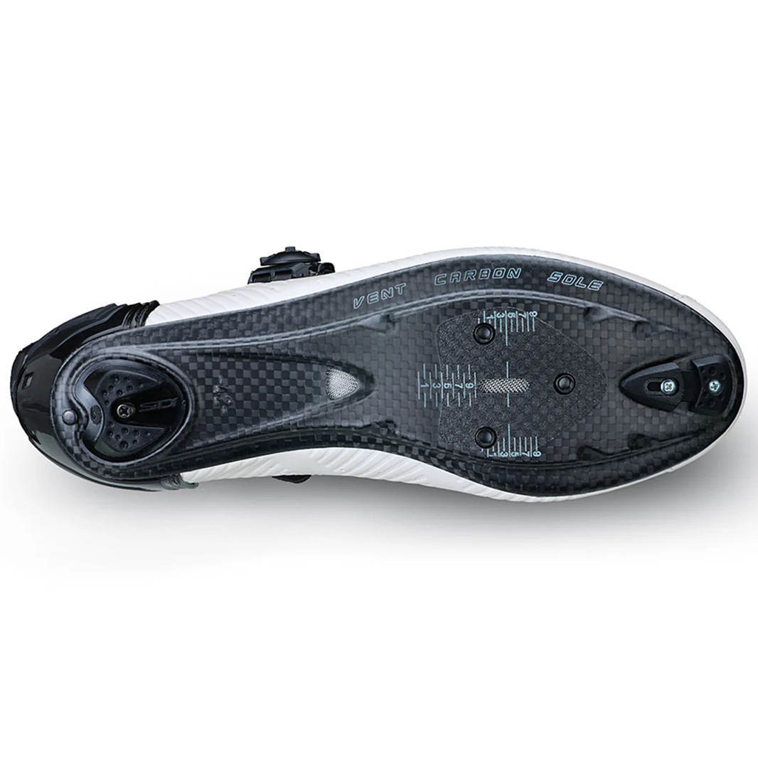 Sidi Wire 2S Road Shoes White/Black - Bikebug
