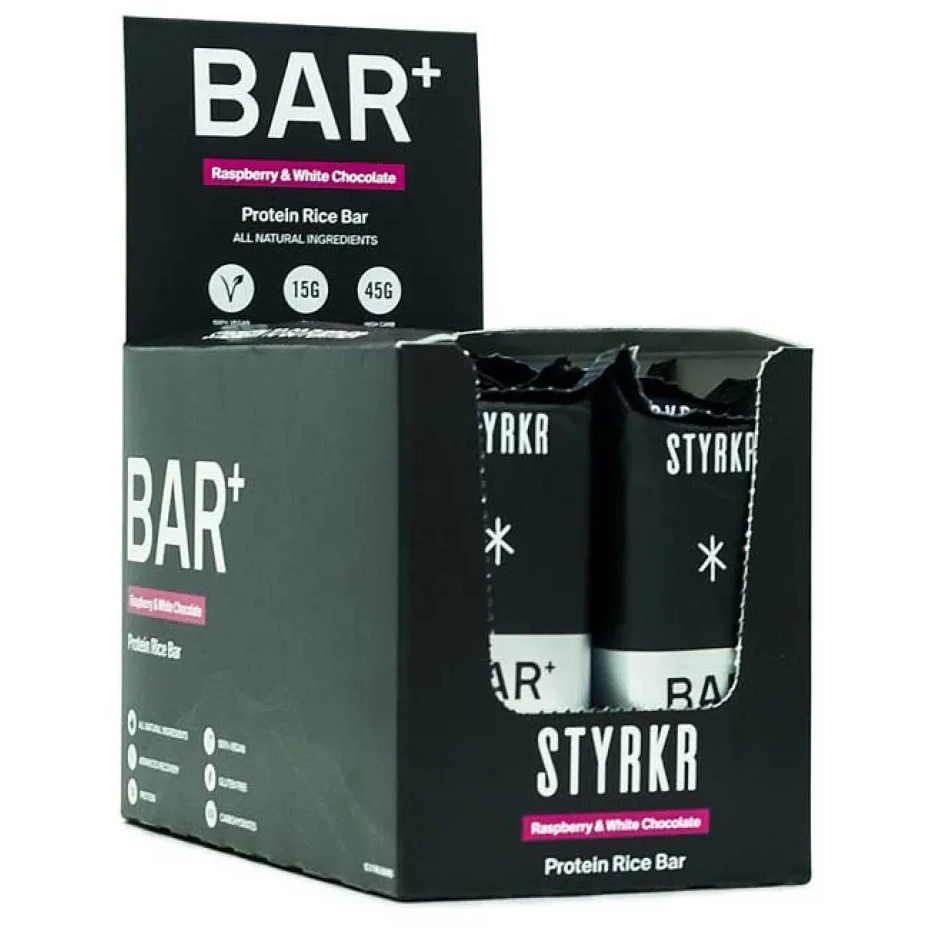 Styrkr Bar+ Raspberry Chocolate x 12 Box - Bikebug