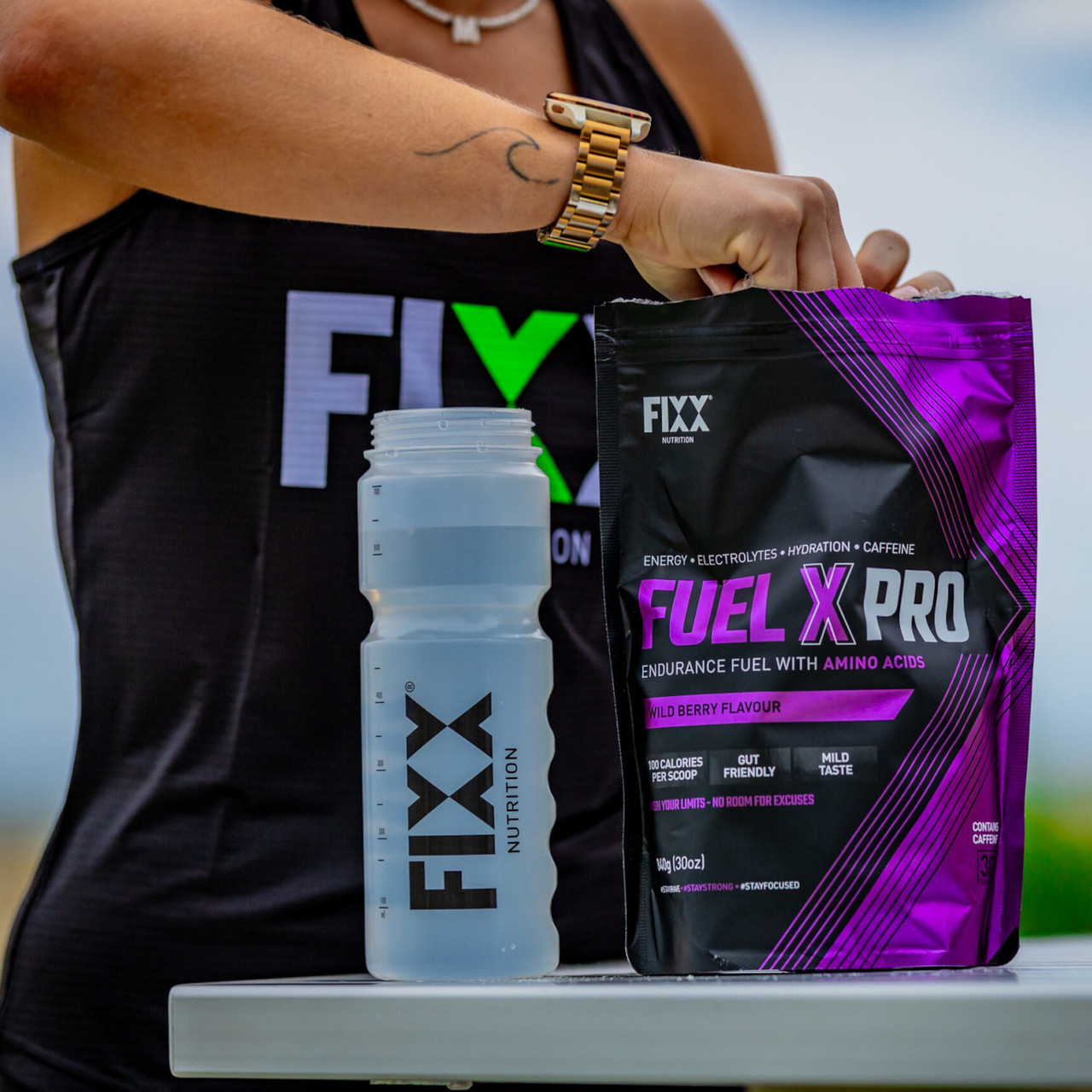 Fixx Nutrition Fuel X Pro Endurance Fuel Wild Berry 840g Bag - Bikebug