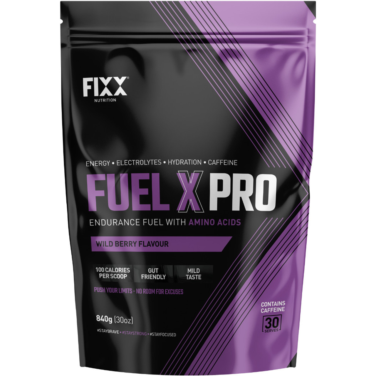Fixx Nutrition Fuel X Pro Endurance Fuel Wild Berry 840g Bag - Bikebug