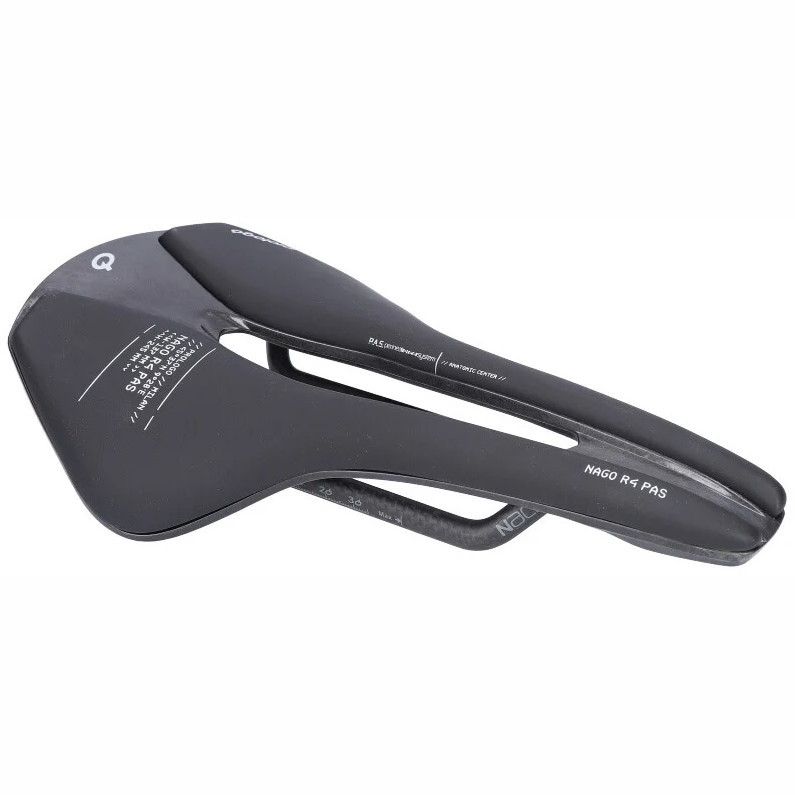 Prologo Nago R4 PAS Nack Hard Black Saddle - Bikebug