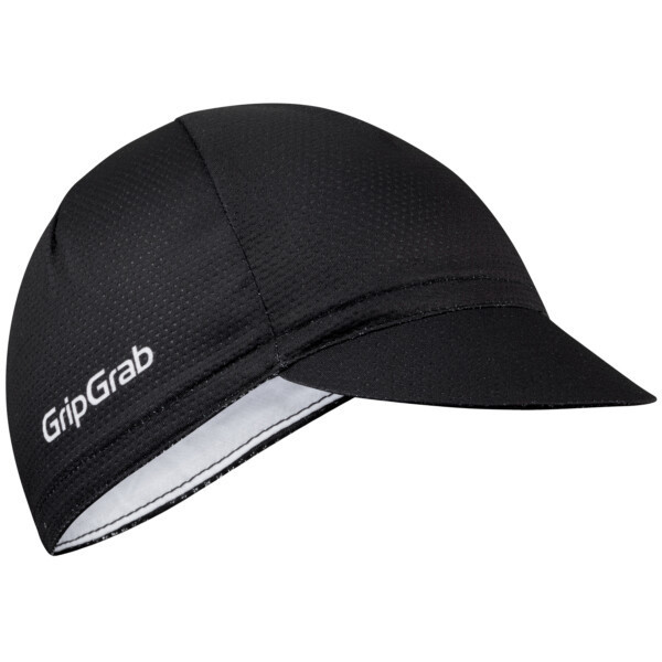 GripGrab Lightweight Summer Cycling Cap Black - Bikebug