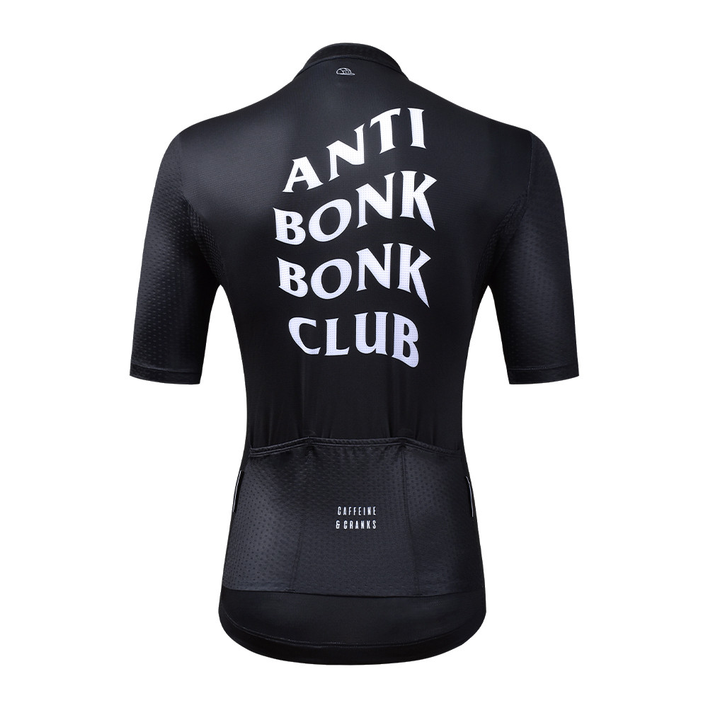 Caffeine and Cranks Bonk Club Jersey (Dark) Mens - Bikebug