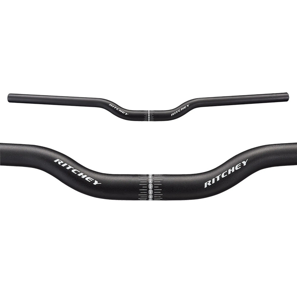 Ritchey Handlebar RL1 Rizer 670mm Width 30mm Rise 25.4mm Clamp Black ...