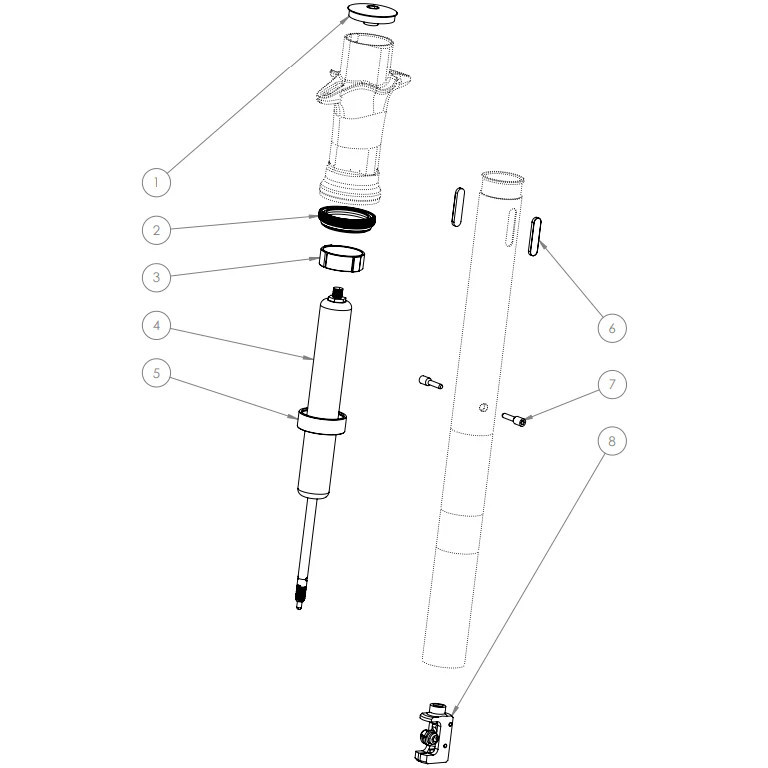 ENVE Dropper Post Service Rebuild Kit - Bikebug