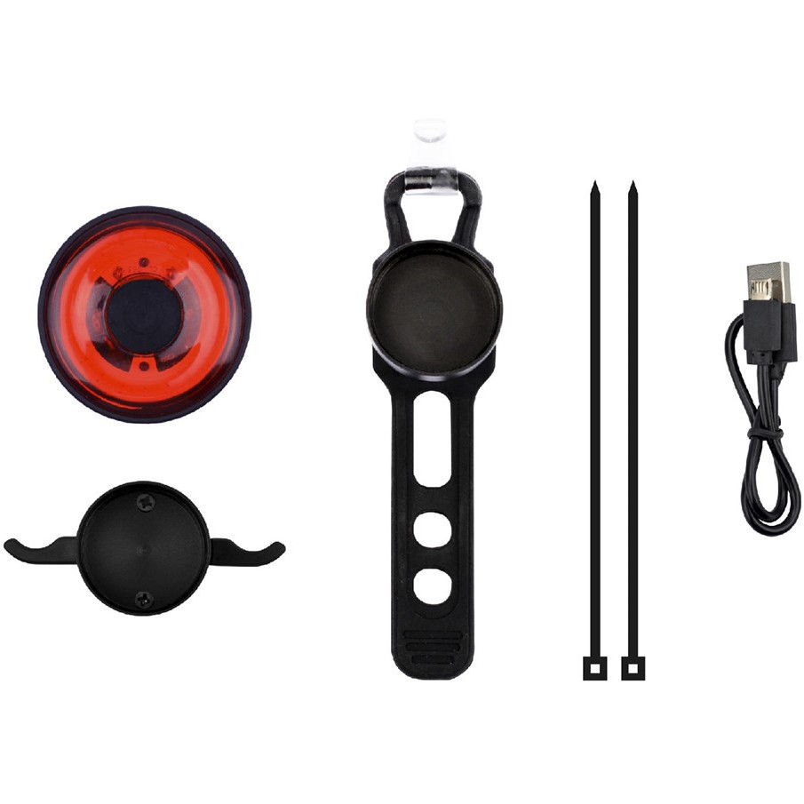 Lunar Hydra 30 Lumens Saddle Rail Mount USB-C Rear Light - Bikebug