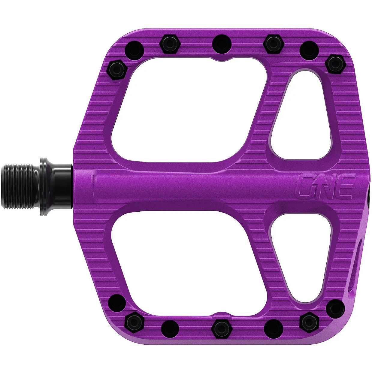 OneUp Components Small Composite Flat Pedals Purple - Pushys