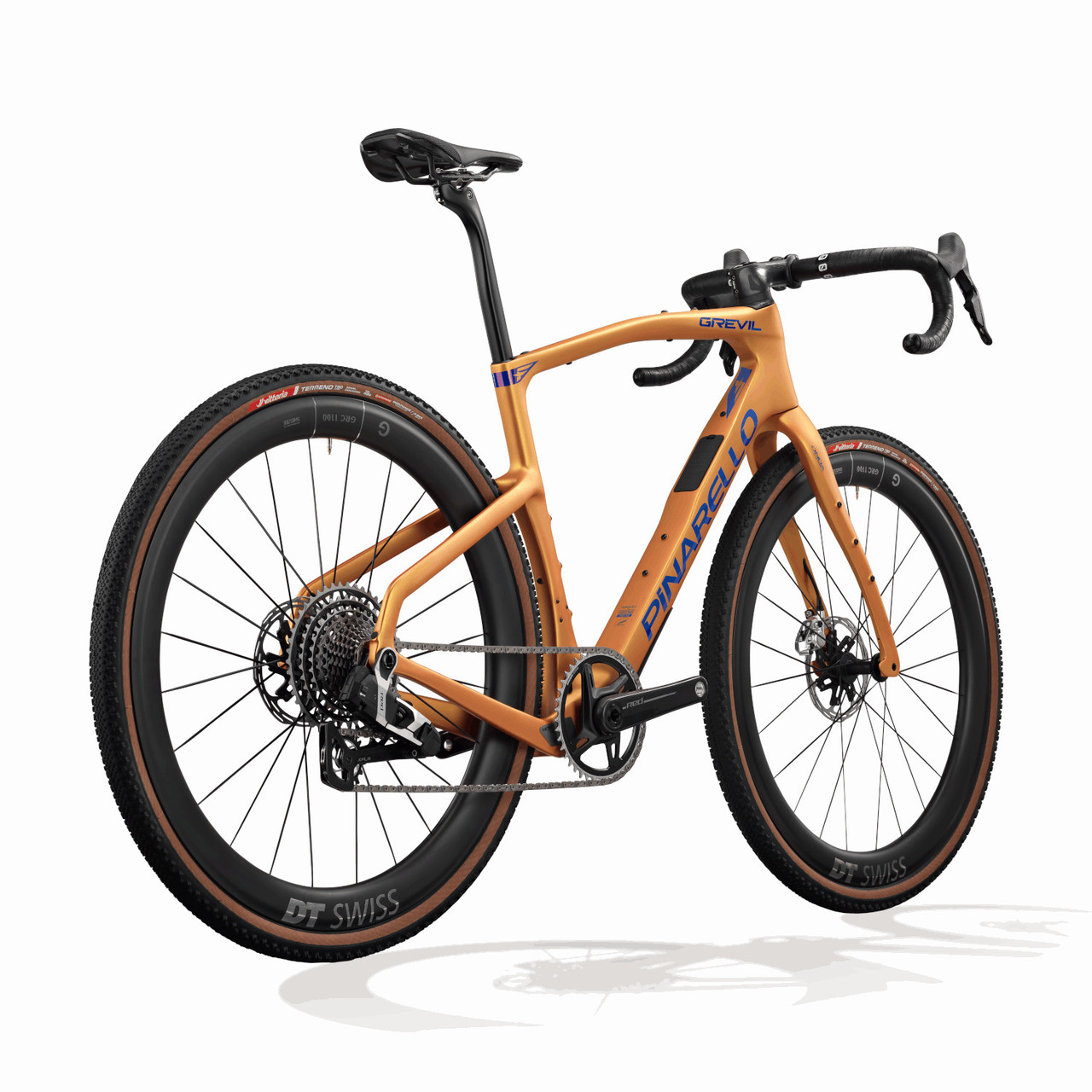 Pinarello Grevil F9 Red XPLR Complete Bike Atlas Sun Matt - Bikebug