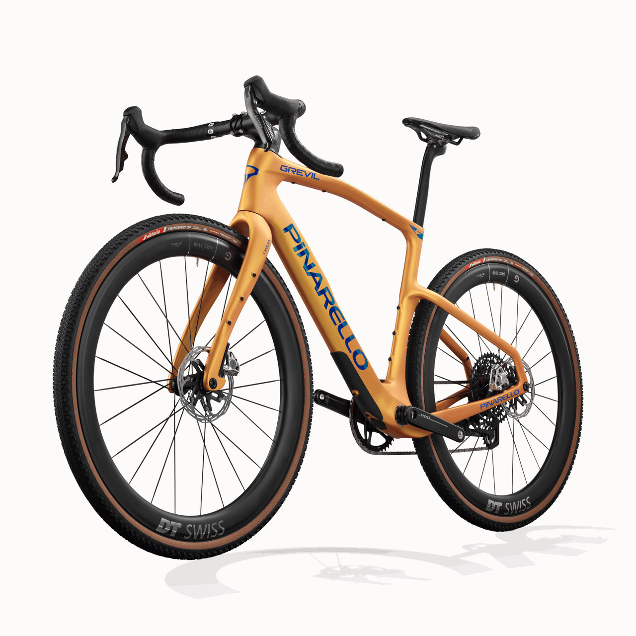 Pinarello Grevil F9 Red XPLR Complete Bike Atlas Sun Matt - Bikebug