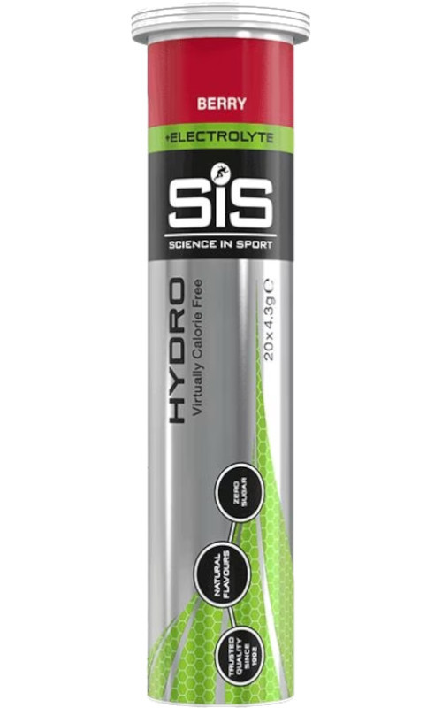 SiS GO Hydro Tablet 20 X 4G Tablets Berry - Bikebug