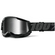 100% Strata 2 Goggles Black Mirror Silver - Pushys