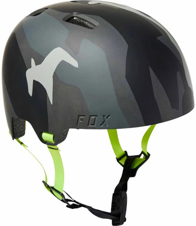 Fox Flight Pro Youth MIPS Helmet Black/Yellow OSFM - Bikebug