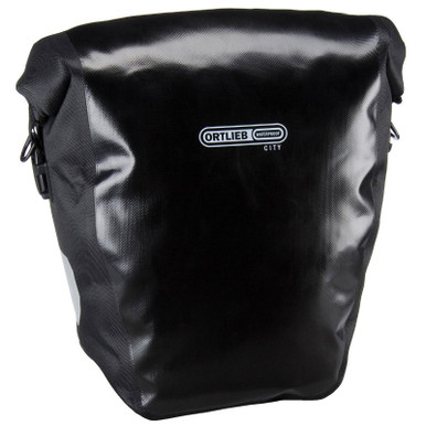 Ortlieb 40L Waterproof Back Roller City Pannier Bags Black - Bikebug