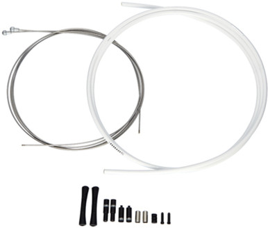 SRAM SlickWire Road Brake Cable Kit White 5mm (850mm / 1750mm) - Bikebug