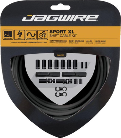 Jagwire 2x Gear Cable Sport Shift Kit - Bikebug