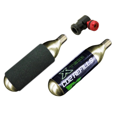 X Tech Boost II C02 Tyre Inflator w/ 2x 16g - Pushys