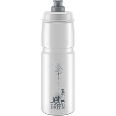 Elite Jet Green Bottle Clear Grey Logo 750ml - Pushys