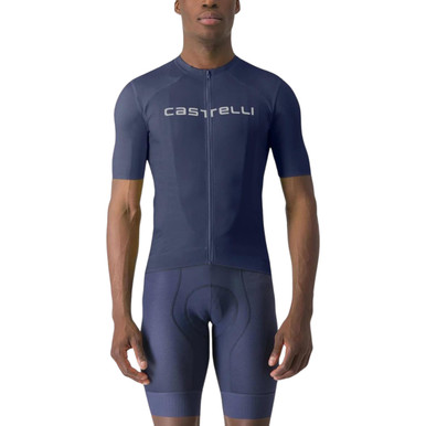 Castelli Elements Jersey Belgian Blue/Ivory | Pushys