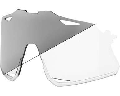 100% Hypercraft XS Sunglasses Replacement Photochromic Clear/Smoke Lens ...