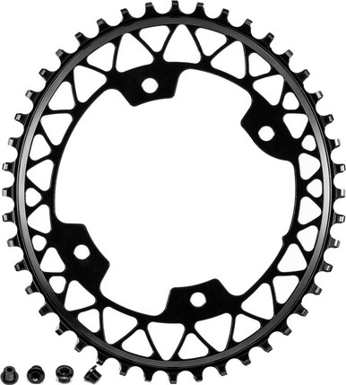 absoluteBLACK Oval 110BCD 50t 4B Chainring Black