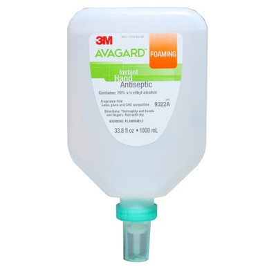 3M Avagard Instant Hand Sanitizer, 1000 mL., 5/Case