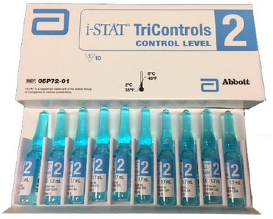 i-STAT Sodium / Potassium Tricontrols Control, Level 2, 1.7 mL, 10/Each