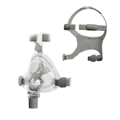 Simplus CPAP Mask Kit without Headgear, Full Face Style with Large Cushion