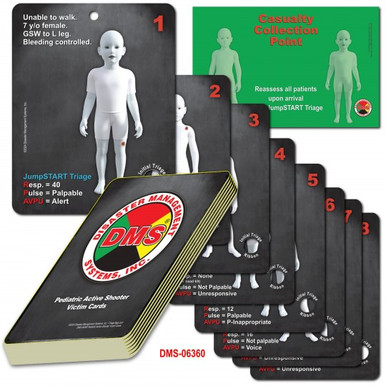 Pediatric Active Shooter Victim Cards for Rescue Task Force Training by ...