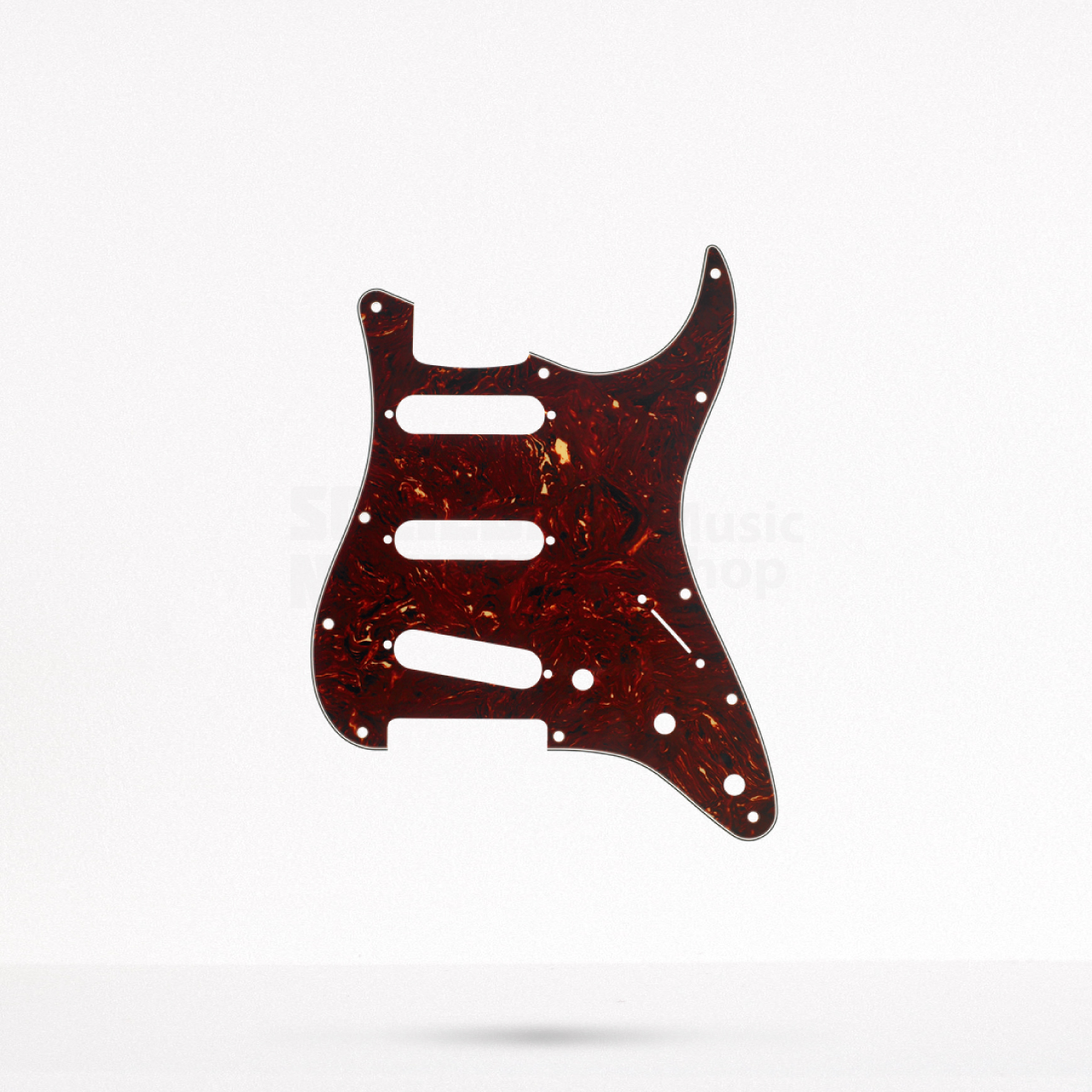 Pickguard Fender Modern Style Stratocaster SSS, Tortoise Shell 4 Ply