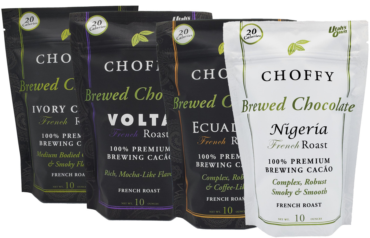 Choffy Brewed Cacao: Brewed with Cacao Nibs just like Coffee