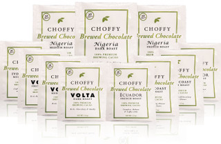 Choffy Brewed Cacao: Brewed with Cacao Nibs just like Coffee