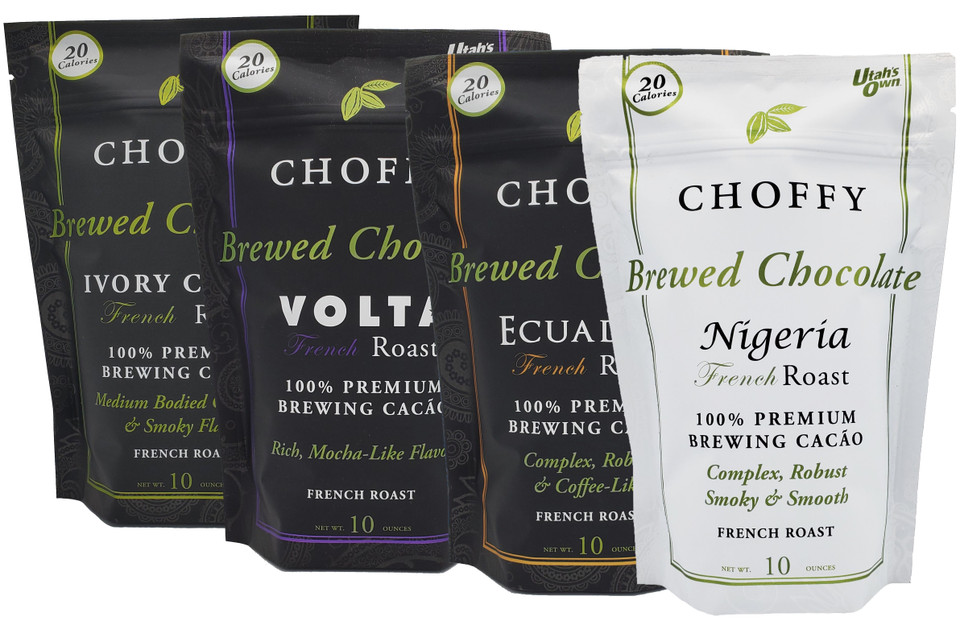 Choffy Brewed Cacao: Brewed with Cacao Nibs just like Coffee