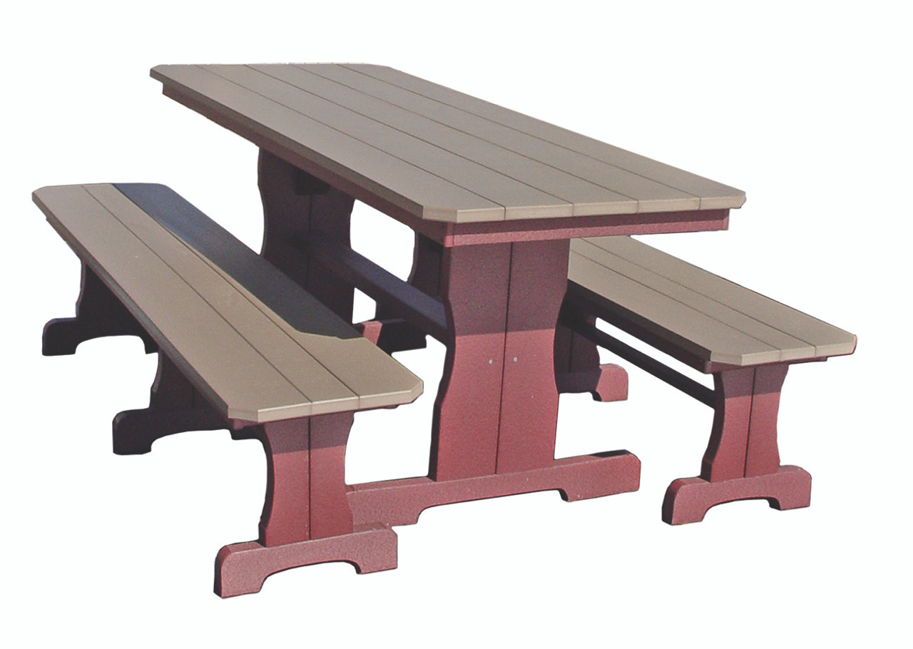Poly Outdoor Picnic Tables | Kauffman Lawn Furniture in Ohio