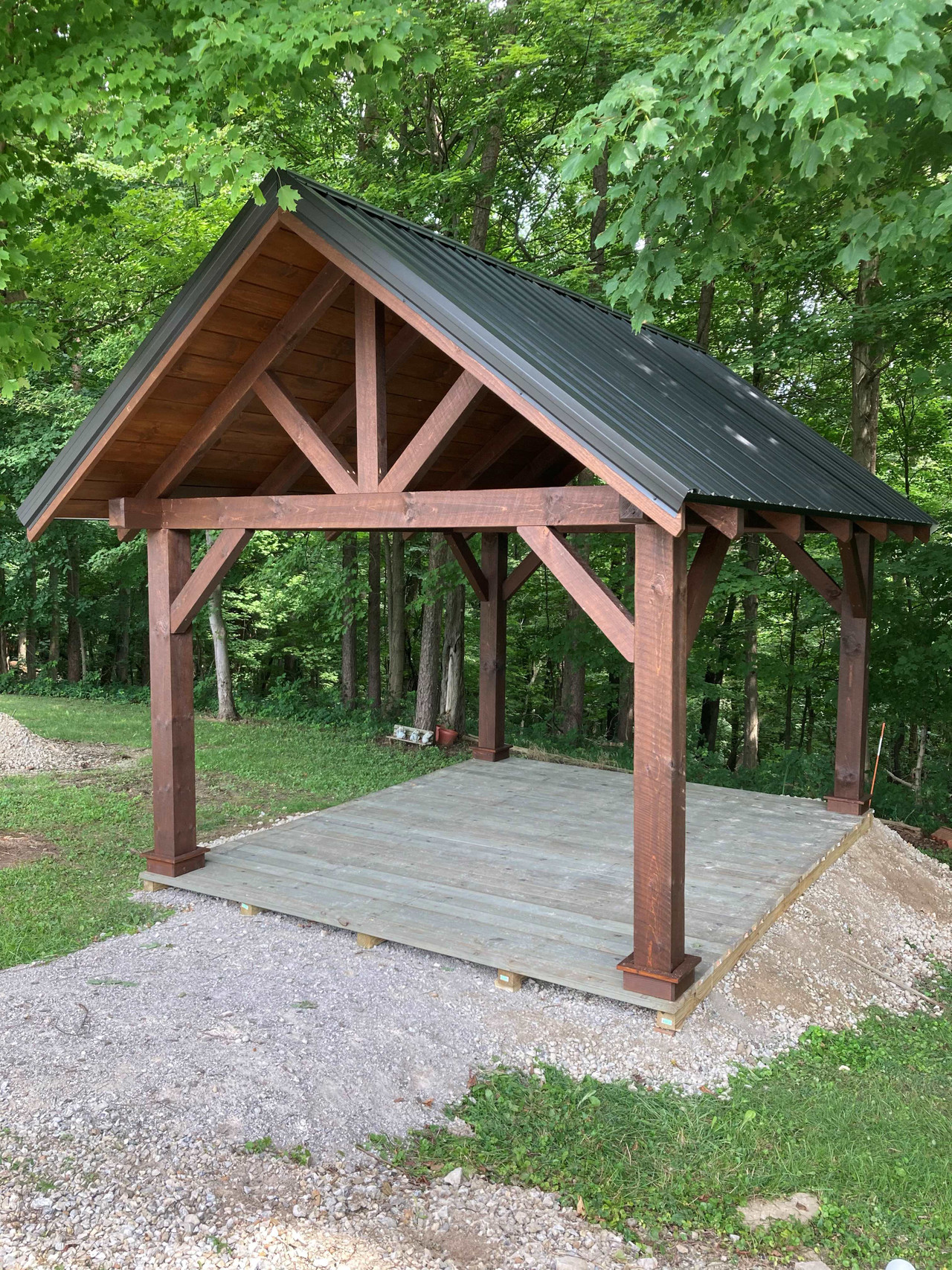 Rustic Pavilion - Kauffman Lawn Furniture